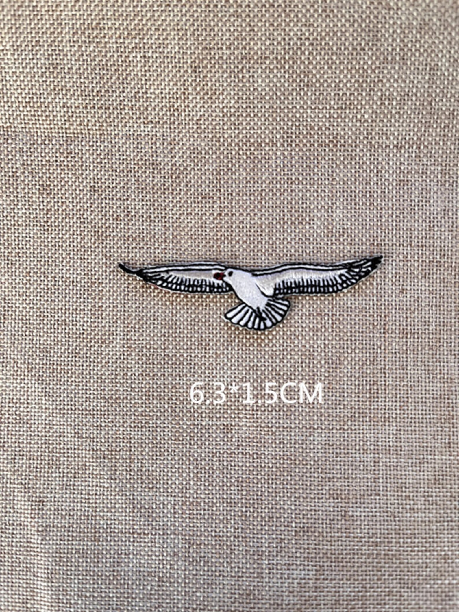 Embroidery Seagull Patch Iron/ Sew on Appliques for Crafting,appliqués ...