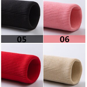 Tubular Rib Cuffing, Rib Knit Seamless Cuff Fabric,trim Cuff for ...
