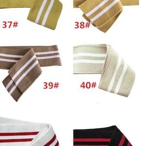 7CM Thin Elastic Rib Pinstripes Cuffing, Rib Knit Seamless Cuff Fabric ...
