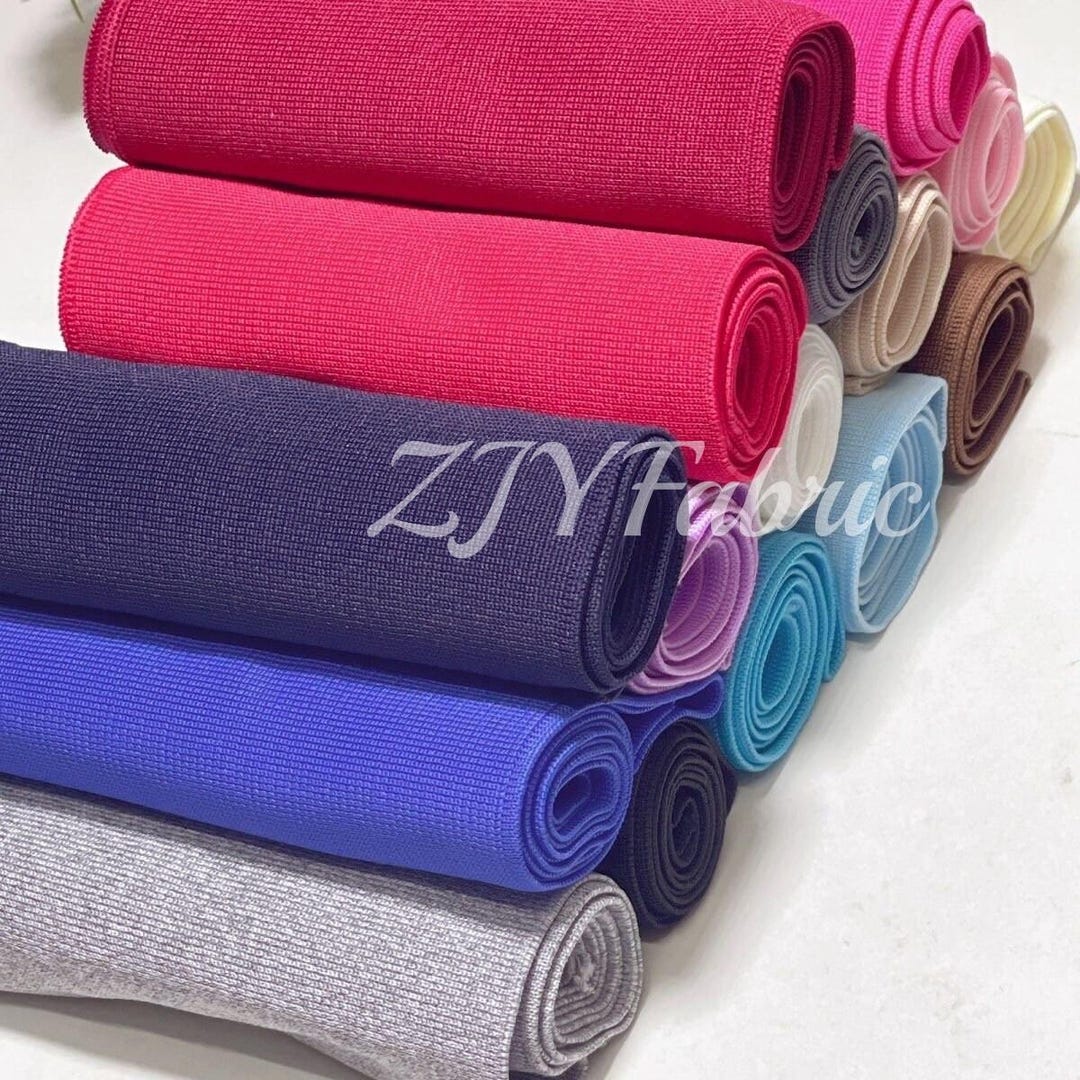 1*1 Elastic Rib Cuffing,solid Color Knit Seamless Cuff Fabric,trim Cuff ...