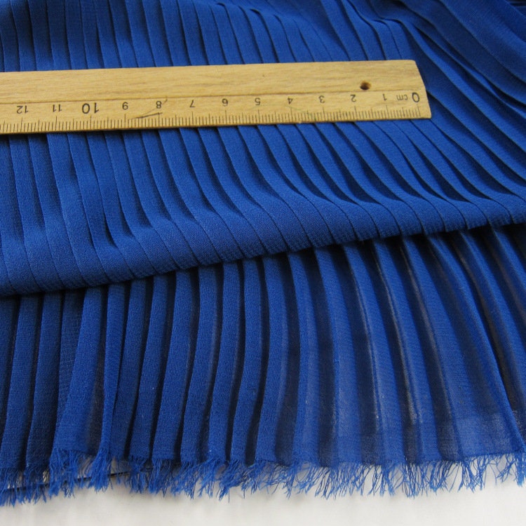 Royal Blue Chiffon Fabric by the Yard Chiffon Cloth Vertical - Etsy