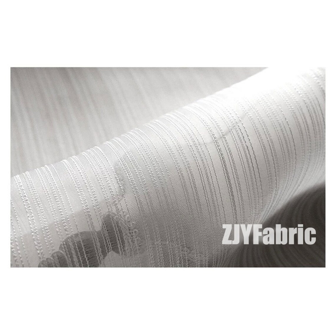 Simple Striped Lace Mesh Fabric by the Yardtranslucent - Etsy