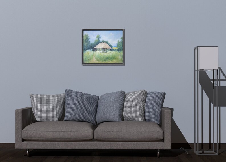 Hut Original Oil Painting - Etsy