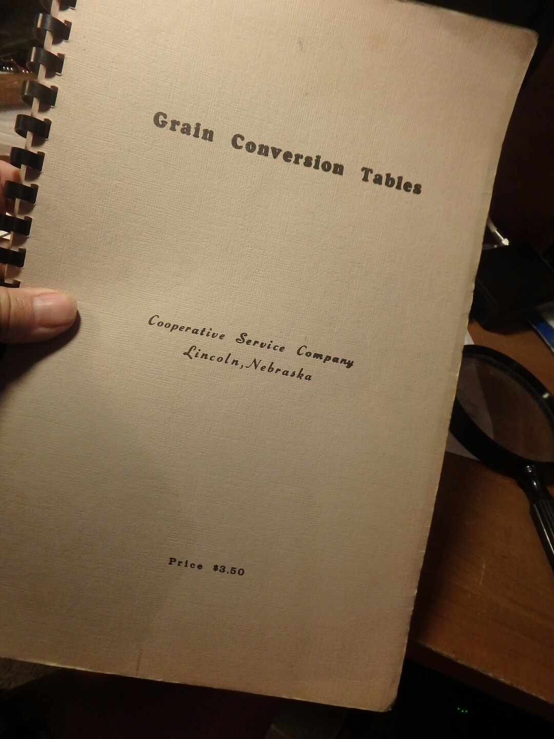 38 Page Grain Conversion Tables Lbs-bushels Wheat, Beans, Peas, Clover ...