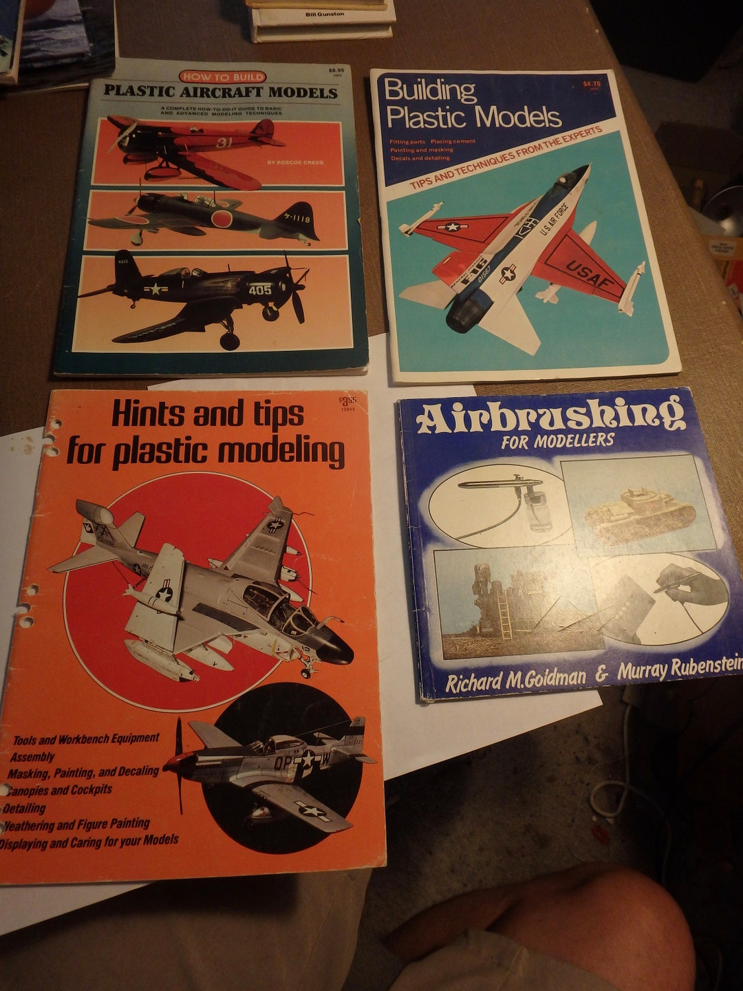 4 How to Books- 3 Plastic Aircraft Models 3 Kalmbach , ! Airbrushing ...