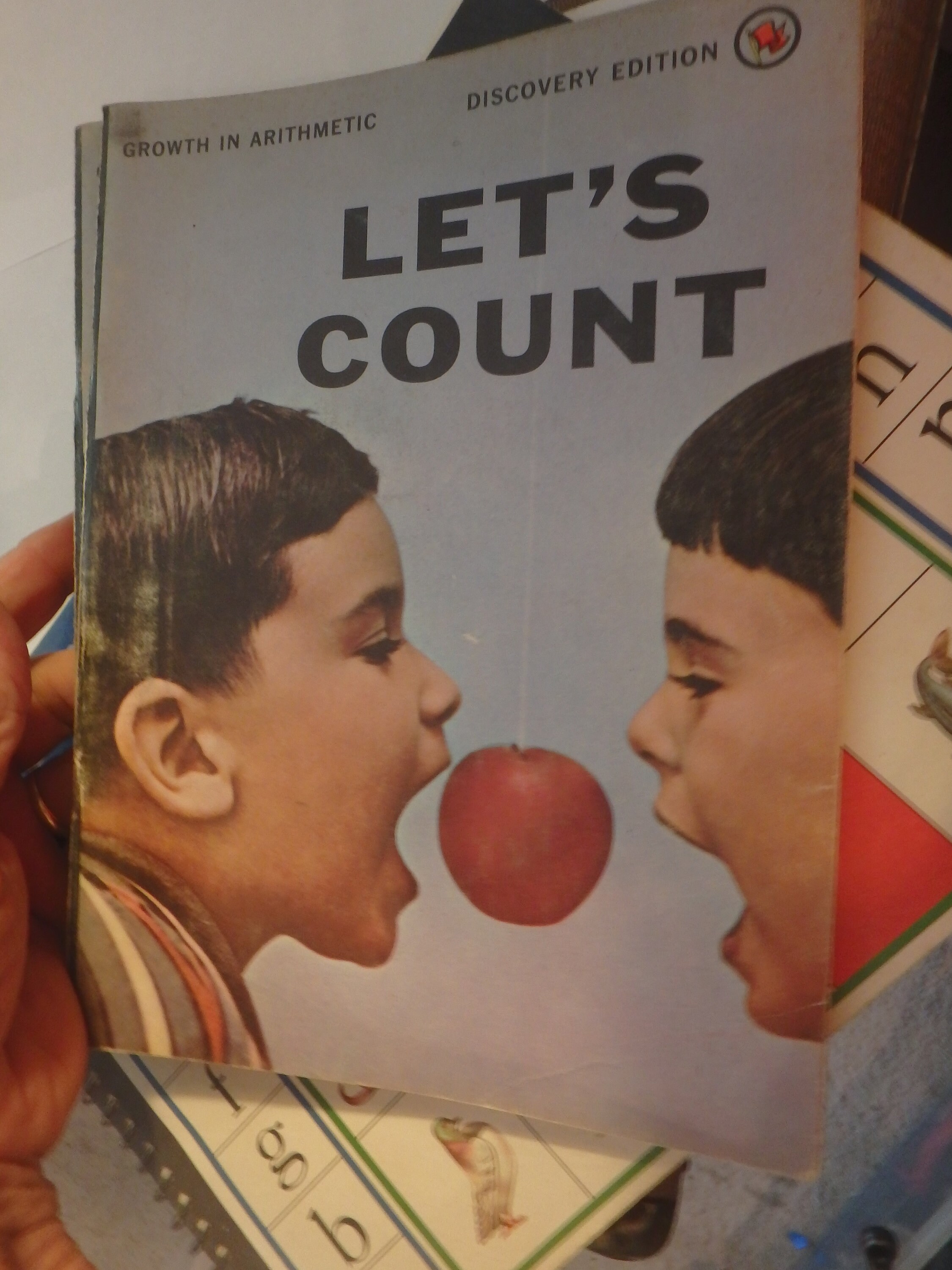 1962 Harcourt, Brace & World Textbook Discovery Edition "let's Count ...