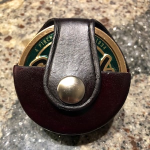 DIP CAN HOLDER Holster Case Made of Natural Full Grain Leather in ...