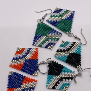 Hand-beaded Arrowhead Peyote and Herringbone Beautiful Finished ...