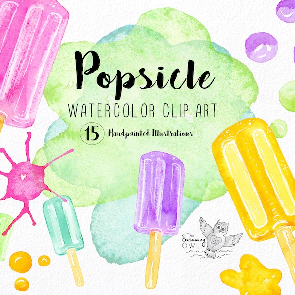 Popsicle Clipart - Etsy