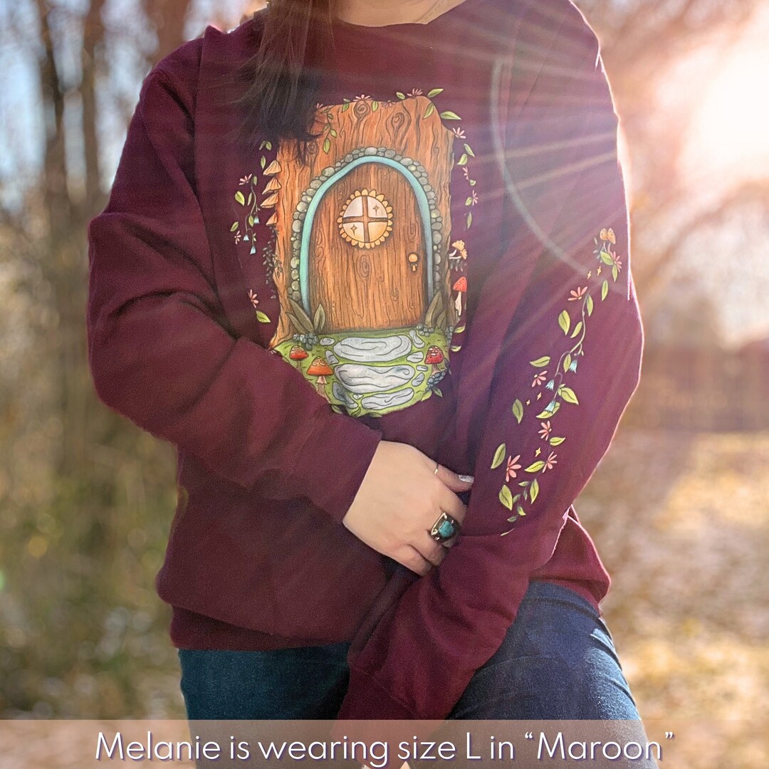 Fairycore Cottagecore Sweatshirt - Cozy Fairytale Sweater With Floral ...