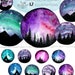 Watercolor Galaxy Clipart- Watercolor Clipart - Watercolor Backgrounds ...