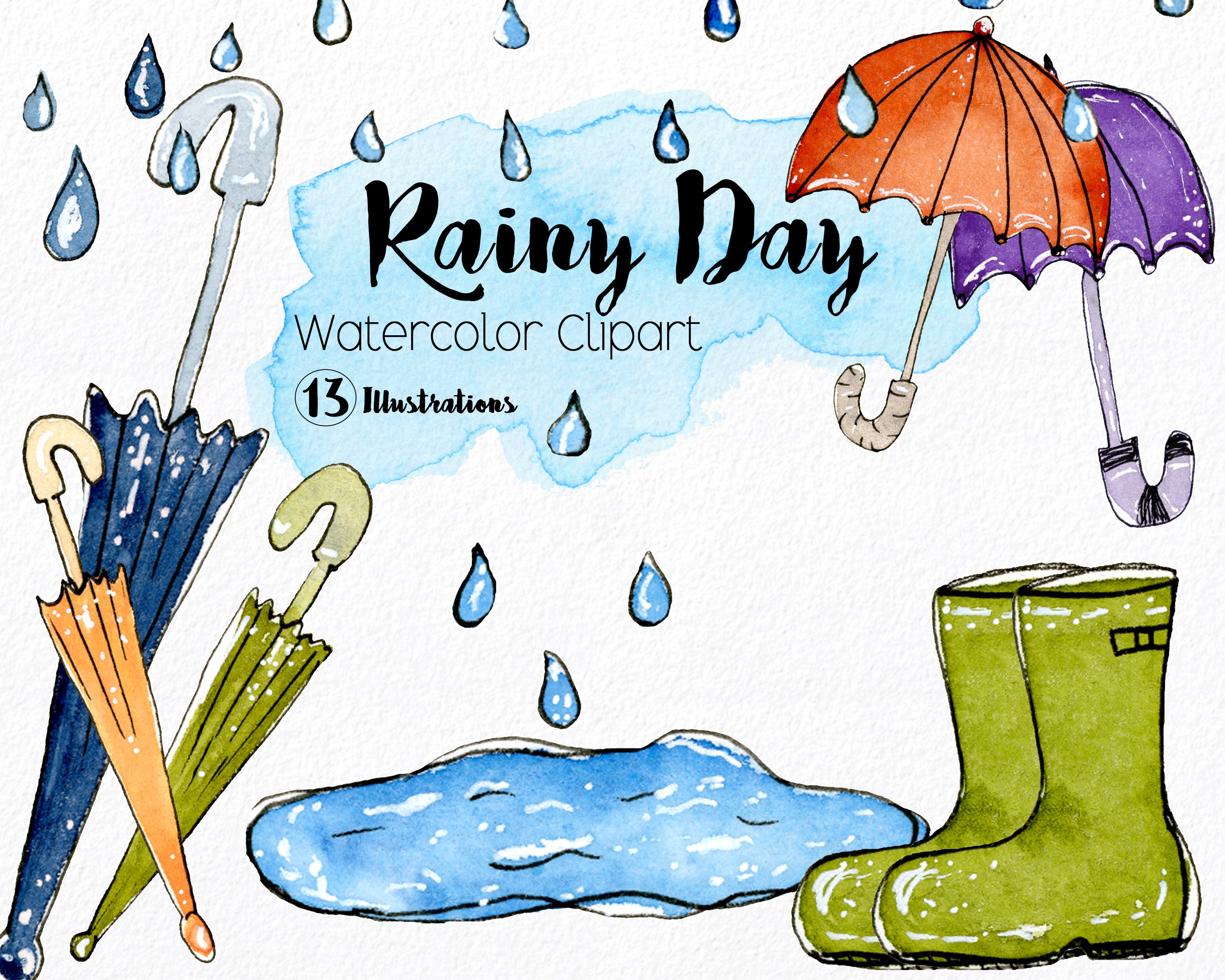 Umbrella Rain Clipart