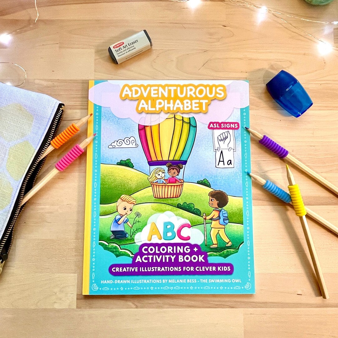 Adventurous Alphabet ABC Coloring Book for Kids | 30 Activity ...