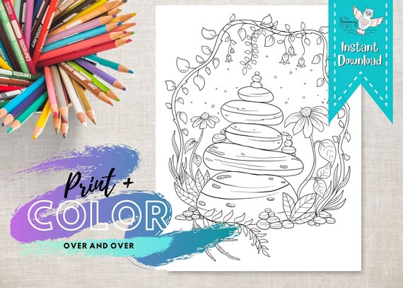 Stones Coloring Pages