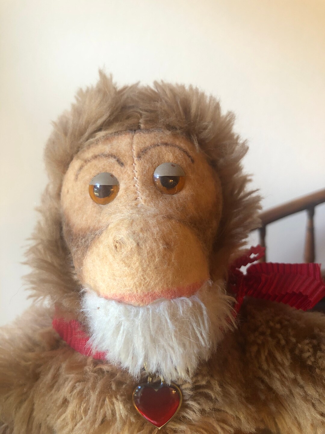 Vintage German Schuco Monkey Plush 11 1965-73 Named Hegi - Etsy