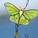 Luna Moth Stained Glass Window Hangings Mothers Day Gifts - Etsy