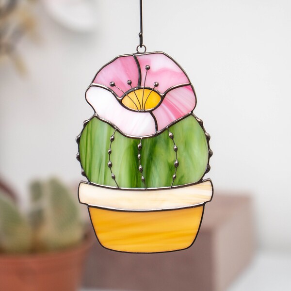 Stained Glass Cactus Windows - Etsy