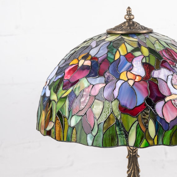 Glass Flower Lamp Shade