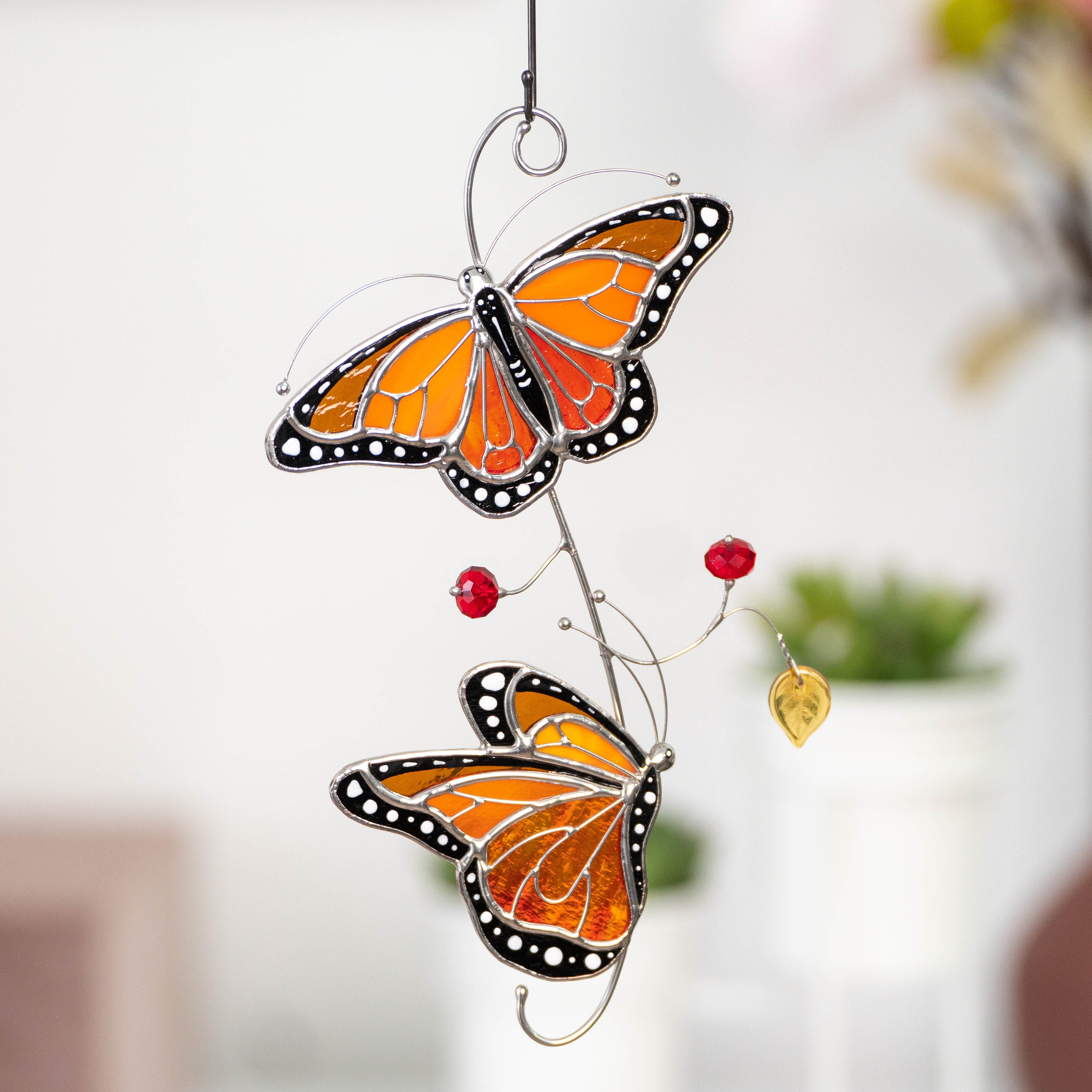 Kits & How To Stained Glass DIGITAL DOWNLOAD Monarch butterfly Stained ...