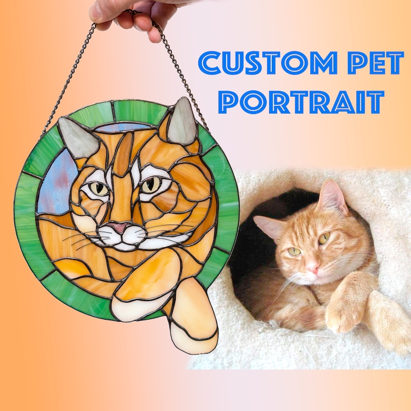 Cat Suncatcher - Etsy