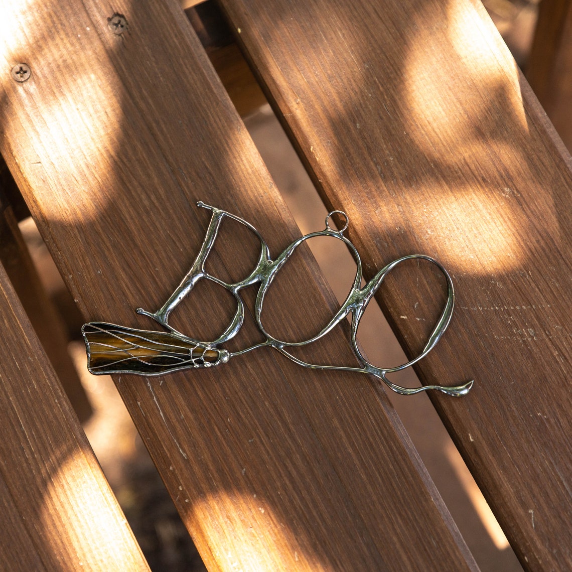 Boo to You Halloween Stained Glass Window Hangings Halloween - Etsy