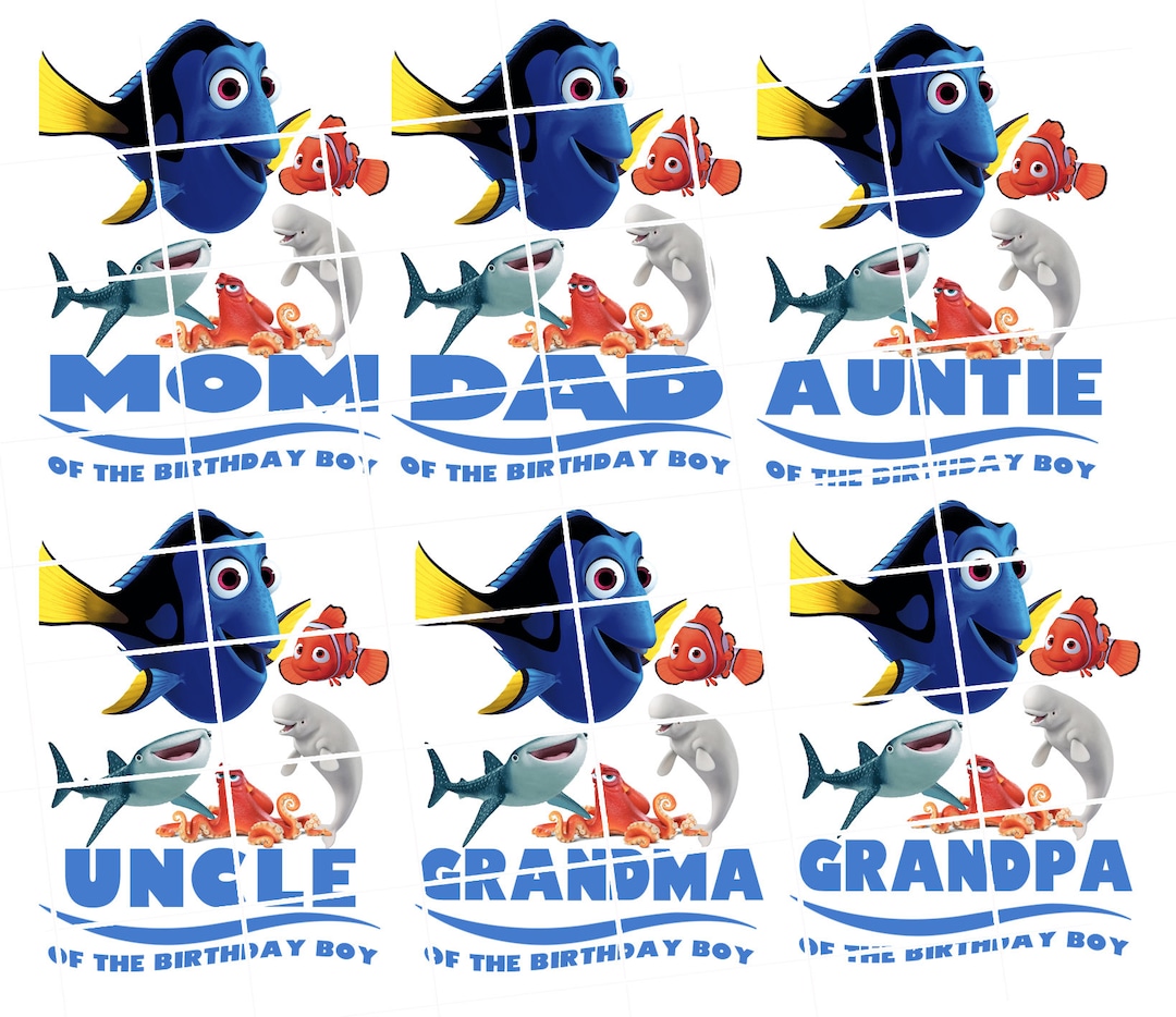 Finding Dory Family T-shirts, Dory Family Matching Shirts Birthday Mom ...