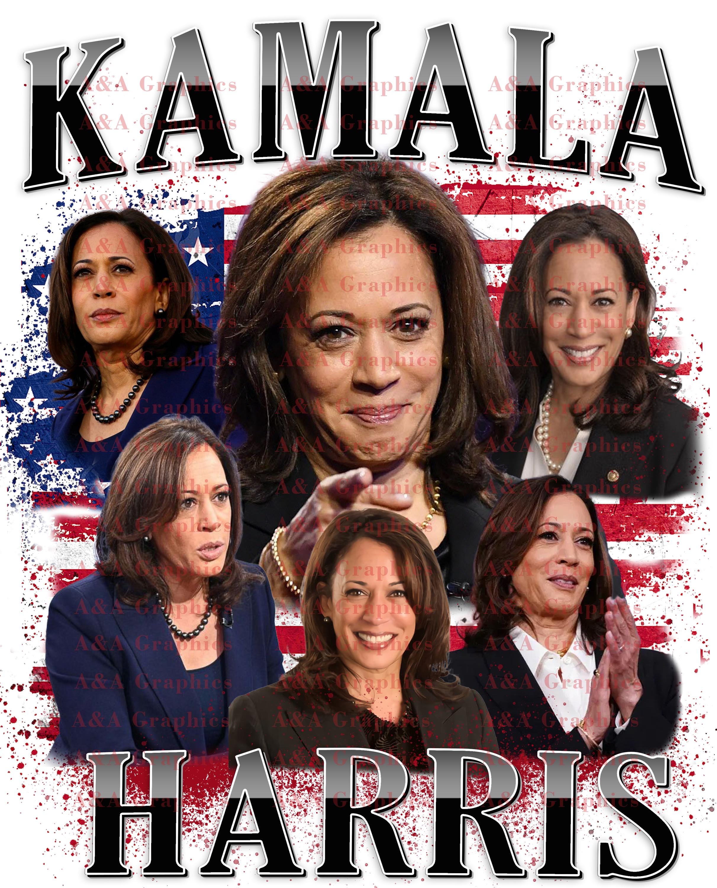 2024 Kamala Harris T-shirt PNG, Kamala Harris Custom Photo, Kamala ...