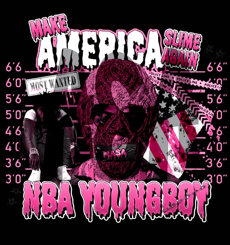 NBA Young Boy Masa Tour PNG - Make America Slime Again (digital ...