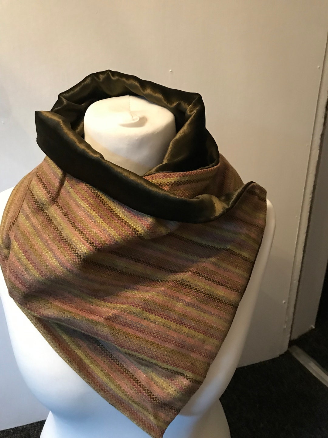 Tweed Snood With Velvet Lining - Etsy