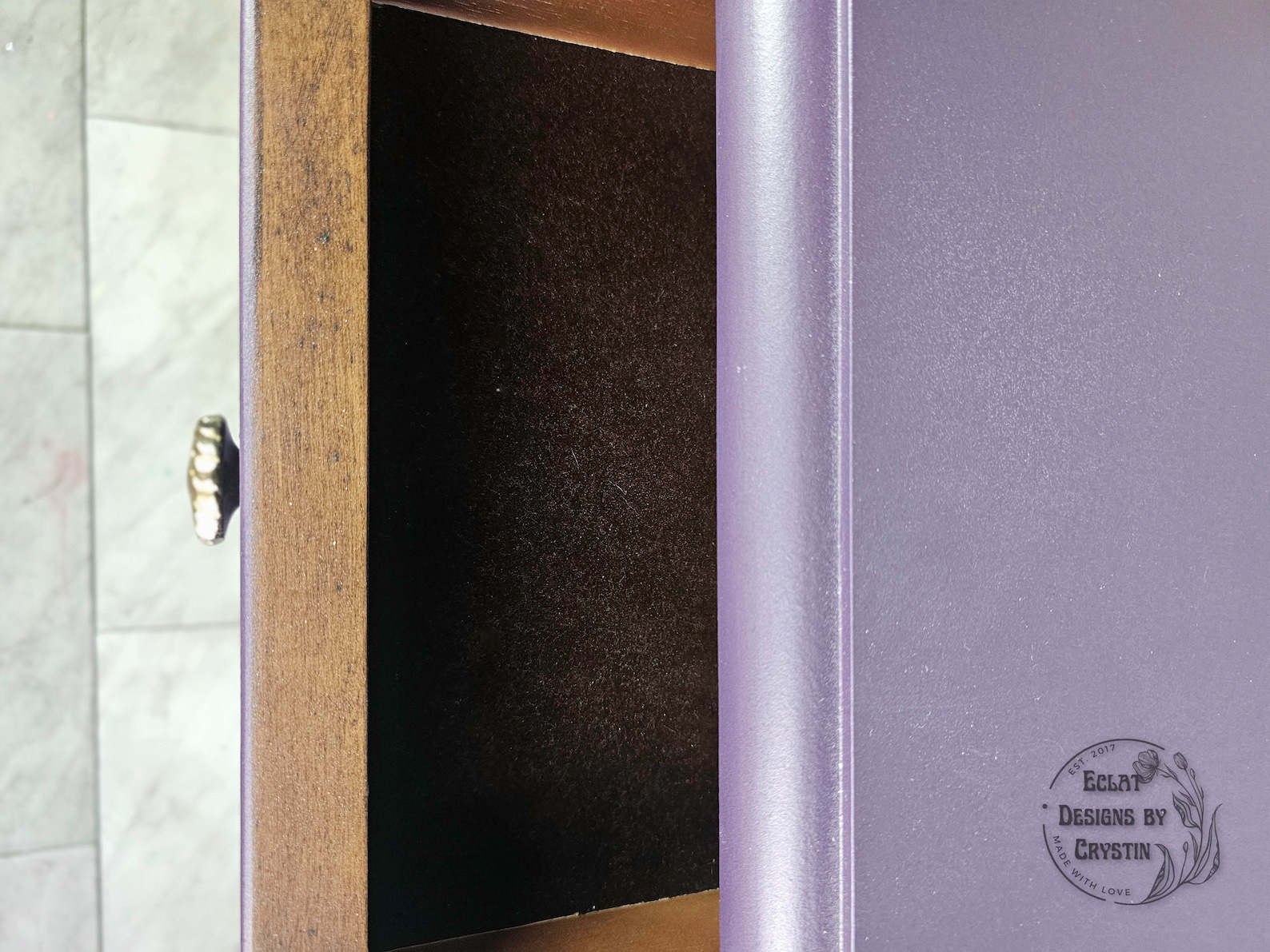 Morning Purple Secretary Desk, Dresser, Chest of Drawers, Bureau ...