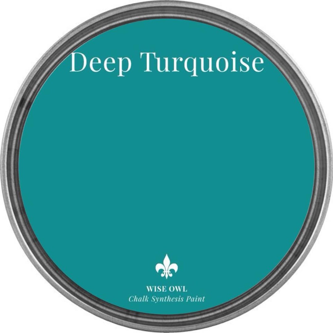 Deep Turquoise Wise Owl Chalk Synthesis Paint - Etsy