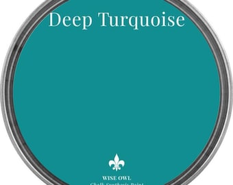 Deep Turquoise Paint - Etsy