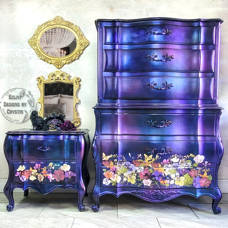 Glass Dresser Set - Etsy