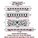 Indian Inlay Stencil Kit/ Cutting Edge Stencils/ Inlay Pattern ...