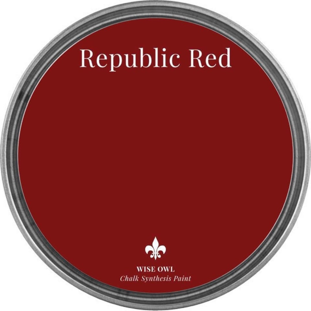 Republic Red/ Wise Owl Chalk Synthesis Paint/ Furniture Paint/ DIY ...