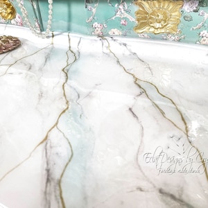 SOLD Marie Antoinette/ Antique/ Rococo Mirror/ Makeup Desk/ Vanity ...