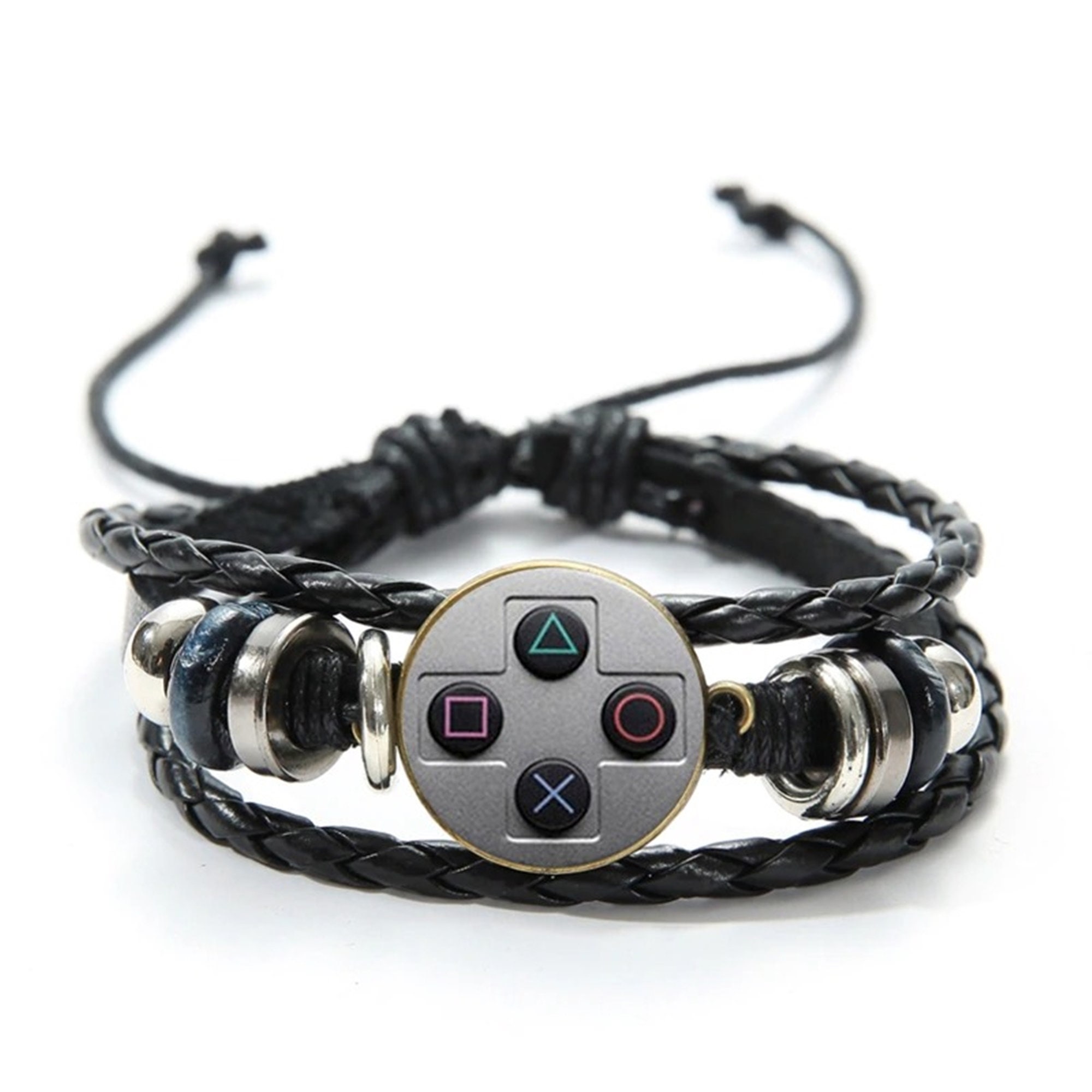Handmade Video Game Controller Leather Trendy Bracelets - Etsy Canada