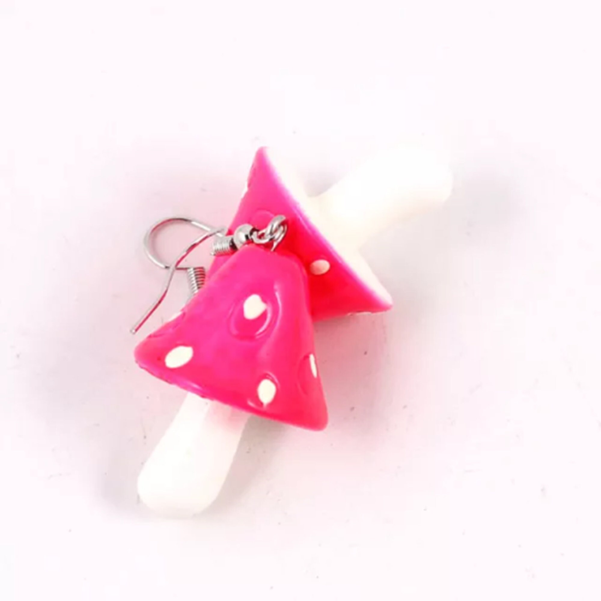 Cute Handmade Dainty Mushroom Shape Pendant Sweet Drop - Etsy