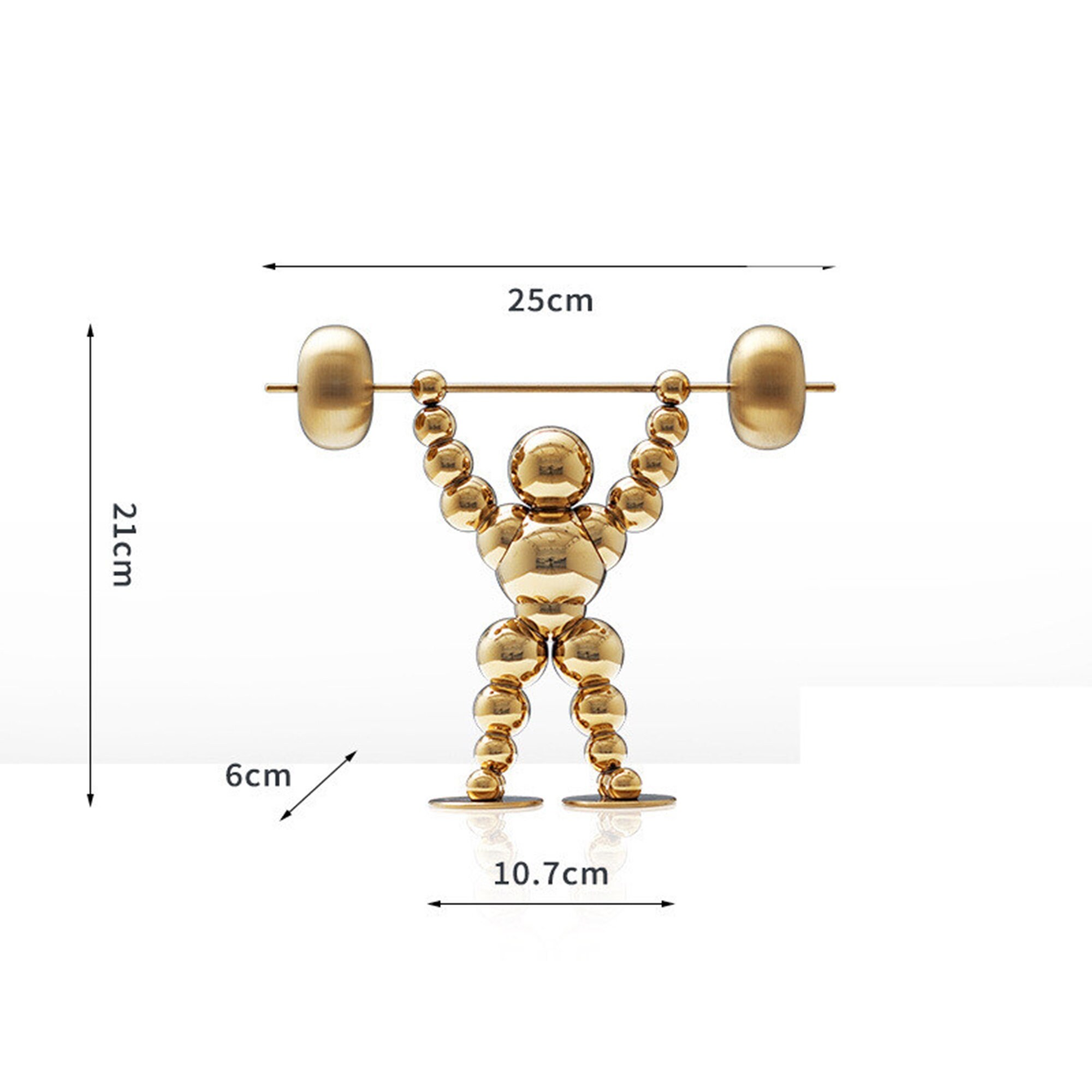 Living Room Gym Decoration Muscle Man Figures Handmade - Etsy