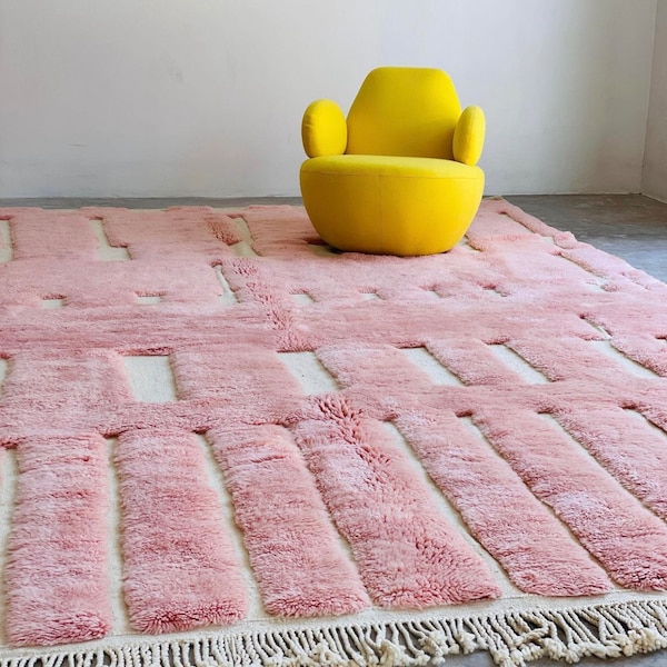 Pink Moroccan Rug - Etsy