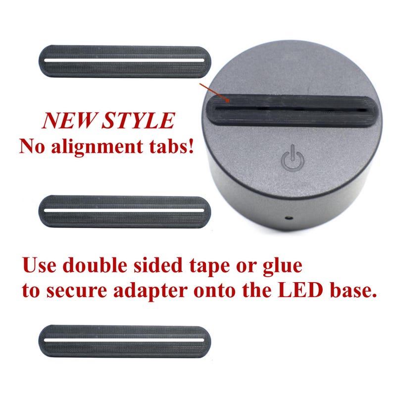 LED Base Slot Adapter: Movement Reducer for Acrylic Blanks - Etsy