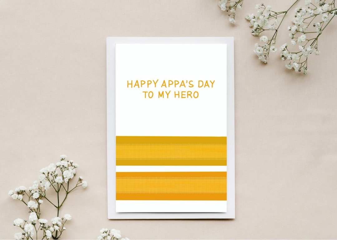 Appa Card Appa's Verti Hero Card A6 Tamil Greeting - Etsy