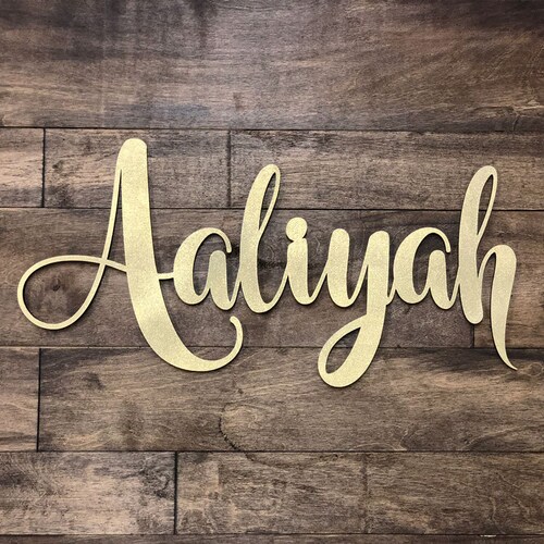 Baby Name Sign Cutout Name Cut Out Personalized Name Sign | Etsy