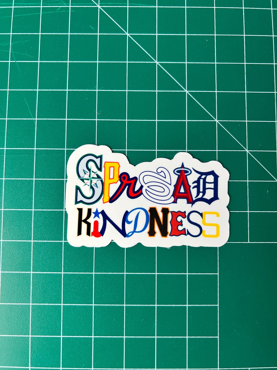 MLB X Spread Kindness Sticker - Etsy