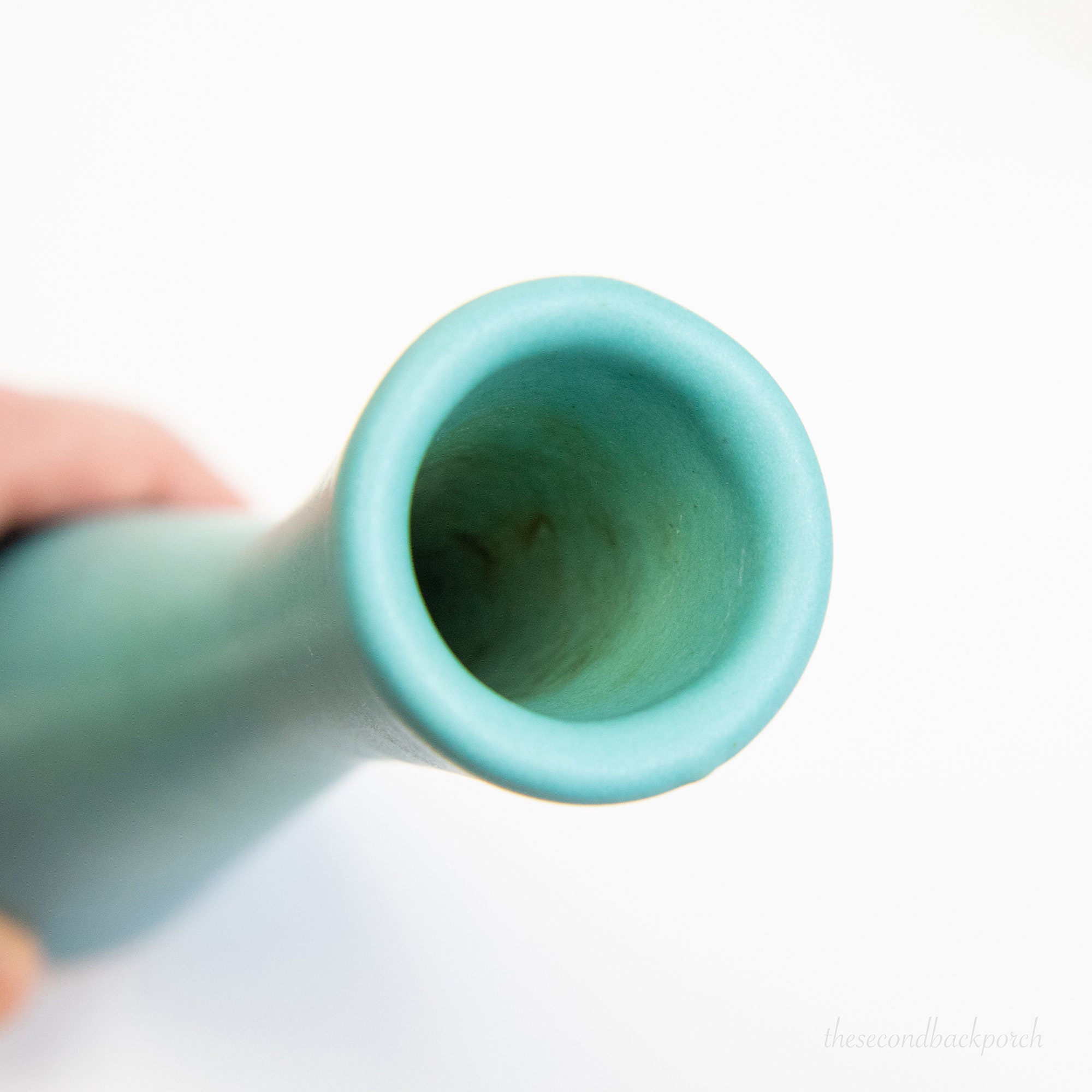 Turquoise Ceramic Bud Vase by Van Briggle Pottery - Etsy