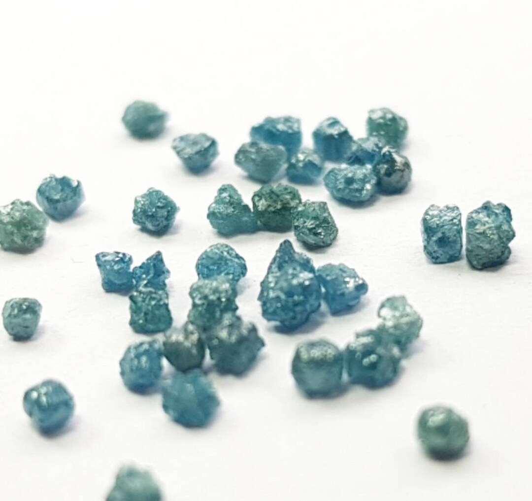 1.50 Carat Natural Blue Color Rough Uncut Loose Drilled - Etsy