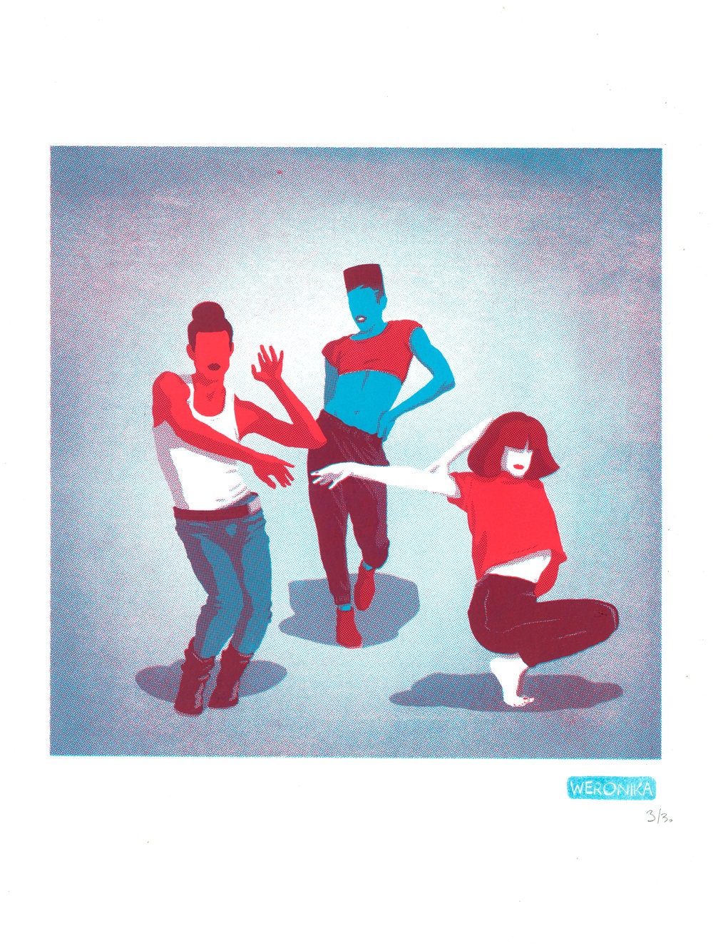 Sérigraphie affiche, art print, danse, vogue, voguing 30x40 cm - Etsy ...