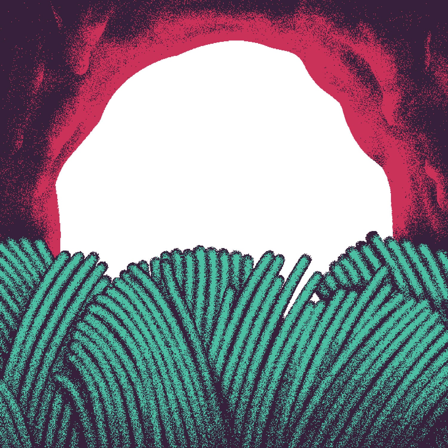 Artisanal Screen Printing Poster, Art Print Cave B 20x20cm - Etsy