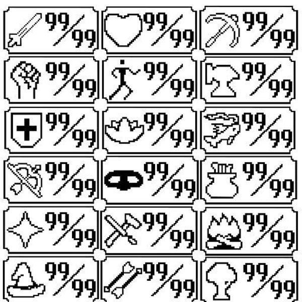 Runescape Old School Skills - Etsy