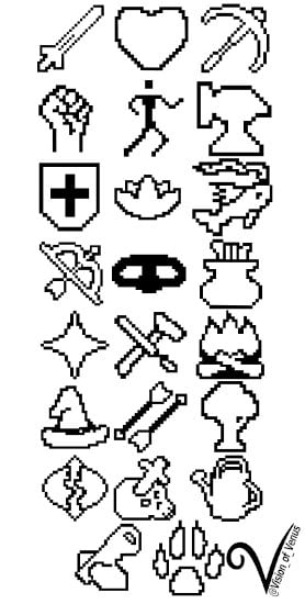 OSRS Skill Symbols and Plaques SVG and PNG Files Old School - Etsy